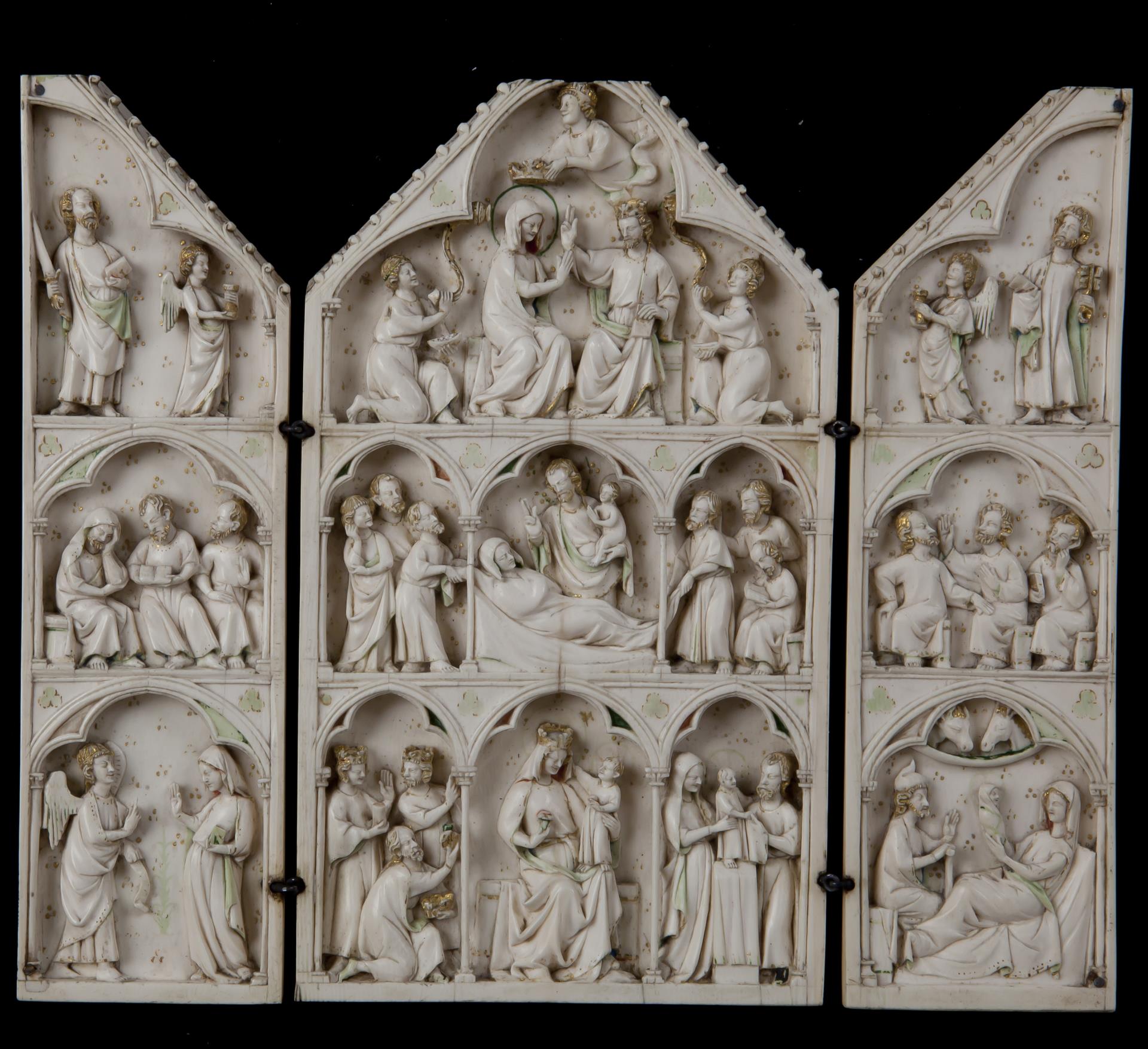 Triptych with Scenes of the Life and Death of the Virgin - Museu Calouste Gulbenkian